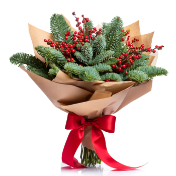 Fabulous Fern and Berry Bouquet | Bouquets to Vietnam